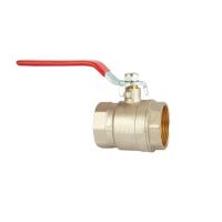 China Threaded 2 Inch Zinc Copper Gas Brass Ball Valve Medium Temperature Antirust for sale
