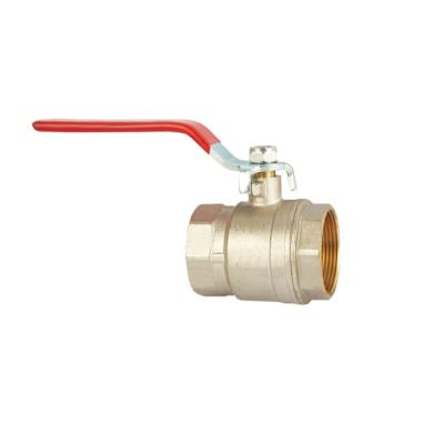 China Threaded 2 Inch Zinc Copper Gas Brass Ball Valve Medium Temperature Antirust for sale