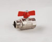 China 1/2inch Butterfly Handle Ball Valve Copper Ball Valve Dn15-Dn50  For Gas for sale