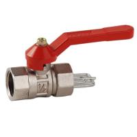 China Internal Thread Popular Handles Brass Gas Ball Valve 14mm Port Size for sale