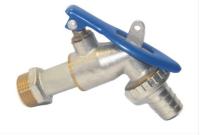 China Farming Industries 90 Degree Brass Bibcock Valve Outdoor Lockable Hose Tap for sale