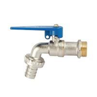 China High Pressured Brass Ball Bibcock Lockable Outdoor Tap For Plumbing for sale