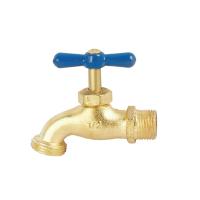 China Abrasion Proof Water Brass Bibcock Valve 1/2inch Brass Outdoor Faucet for sale