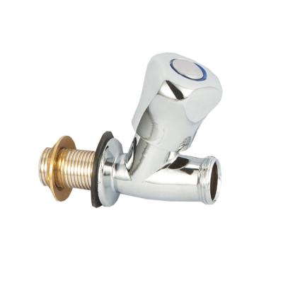 China Quick Open Half Inch Bathroom Brass Angle Valve Chromed Abrasion Proof for sale