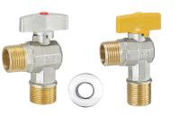China Customizable Design Wash Basin Angle Valve Sanitary Angle Valve 15mm for sale