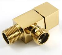 China Customizable Design Wash Basin Angle Valve Sanitary Angle Valve 15mm for sale