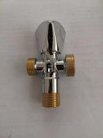 China Modern Zinc Alloy Handle Brass Angle Valve 12 Bar Working Pressure for sale