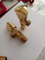 China Modern Zinc Alloy Handle Brass Angle Valve 12 Bar Working Pressure for sale