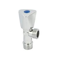 China Bathroom Fittings Cold Water 1/2inch Brass Angle Valve Chrome Plated for sale