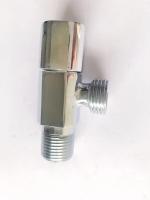 China Bathroom Fittings Cold Water 1/2inch Brass Angle Valve Chrome Plated for sale
