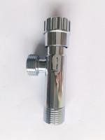 China Bathroom Fittings Cold Water 1/2inch Brass Angle Valve Chrome Plated for sale