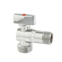 China Manual Oem 1/2inch Brass Angle Valve With Zinc Alloy Handle for sale