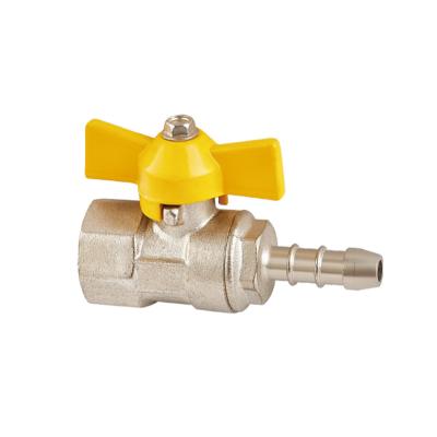 China Tuya Smart Brass Gas Valve T Handle Wifi Zigbee Water Gas Leak Valve Erosion Resistant for sale