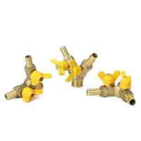 China Tuya Smart Brass Gas Valve T Handle Wifi Zigbee Water Gas Leak Valve Erosion Resistant for sale