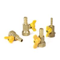 China Tuya Smart Brass Gas Valve T Handle Wifi Zigbee Water Gas Leak Valve Erosion Resistant for sale