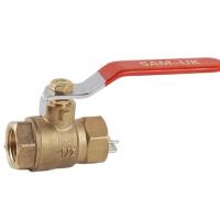 China Nickel Plated 67mm Brass Gas Valve Api Threaded Installation In Family for sale