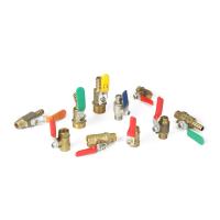 China EN331 Standard 54mm Brass Gas Valve Nickel Plated For Home Kitchen for sale