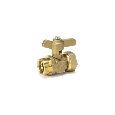 China Manual 1/2inch Brass Gas Valve Fittings For Normal Temperature for sale