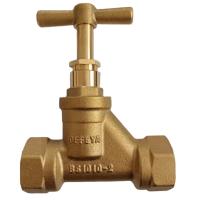 China Wear Resisting  Pegler Type Brass Stop Valve 1 Inch For Water Supply for sale