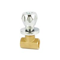 China Wear Resisting  Pegler Type Brass Stop Valve 1 Inch For Water Supply for sale