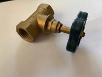 China Wear Resisting  Pegler Type Brass Stop Valve 1 Inch For Water Supply for sale