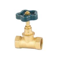 China Non Rusting  3/4inch Brass Water Stop Valve Bathroom Faucet Accessories for sale