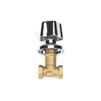 China Water Heater Service Oem Brass Stop Valve Nickel Plating Corrosion Proof for sale