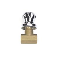 China Water Heater Service Oem Brass Stop Valve Nickel Plating Corrosion Proof for sale