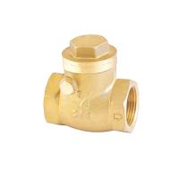 China Antiwear ODM One Way Vertical 1 Inch Brass Check Valve For Water Supply System for sale