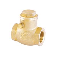 China Antiwear ODM One Way Vertical 1 Inch Brass Check Valve For Water Supply System for sale