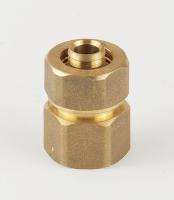 China Antiwear Flare Male Female Straight Brass Water Pipe Fittings Medium Temperature for sale