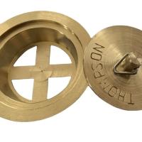 China Bulkhead MNPT Brass Float Valve brass fill valve 3/4 In  65gram for sale