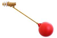 China Bulkhead Mounting Brass Float Valve 3/4In Brass Water Trough Float Valve for sale