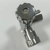 China Hot selling bathroom Fittings Cold Water 1/2inch Brass Angle Valve Chrome Plated for sale