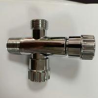 China Hot selling bathroom Fittings Cold Water 1/2inch Brass Angle Valve Chrome Plated for sale
