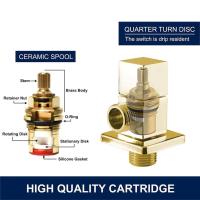 China Durable Customized BSP Threaded  Brass Angle Valve For Wash Basin for sale