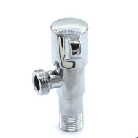 China Drop Shape Stainless Steel Angle Valve Switch Handwheel Bathroom Kitchen Accessories for sale