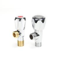 China Drop Shape Stainless Steel Angle Valve Switch Handwheel Bathroom Kitchen Accessories for sale