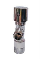 China 1/2*3/8 Brasscraft Angle Valve Sanitary Use Anti Corrosion for sale
