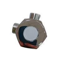 China Two Way Brass Angle Valve Fast Core Plastic Handle 1/2*3/8*3/8 for sale