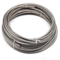 China Electrical Resistance Of Stainless Steel Wire Rope Black PVC 1x19 Railing for sale