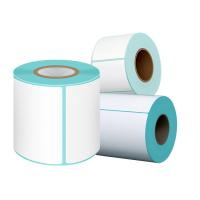 China 0.071mm Thermal Label Roll Thermal Sensitive Labelss for Barcode Printing for sale