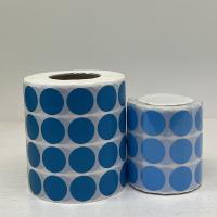 China Industrial Colorful Thermal Label Sticker Blue Pink Colored Adhesive Labels Roll for sale
