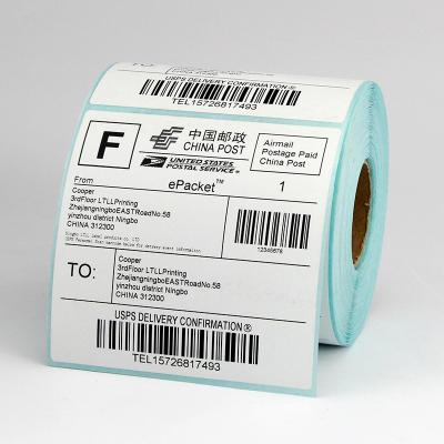 China 4x6 Shipping Labels 500 Fanfold Thermal Printer Labels100x150mm for sale