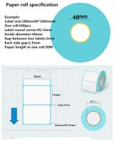 China Waterproof and Durable Thermal Label for Printing with Temperature Range -20.C to 80.C for sale