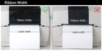 China Wax Resin Black Thermal Transfer Ink Ribbon 110*300 for Label Printer for sale