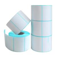 China Customized Waterproof Adhesive Thermal Label Sticker For Supermarket Logistical for sale