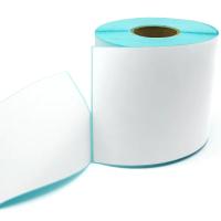 China Waterproof Printable Thermal Label 50*30 Customized Thermal Sticker Paper Roll for sale