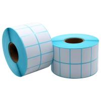 China Customized Size Direct Heat Sensitive sticker Thermal Label Roll for sale