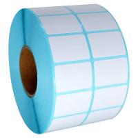 China Custom Self Adhesive Roll Shipping Label Printer Direct Thermal Paper Label for sale
